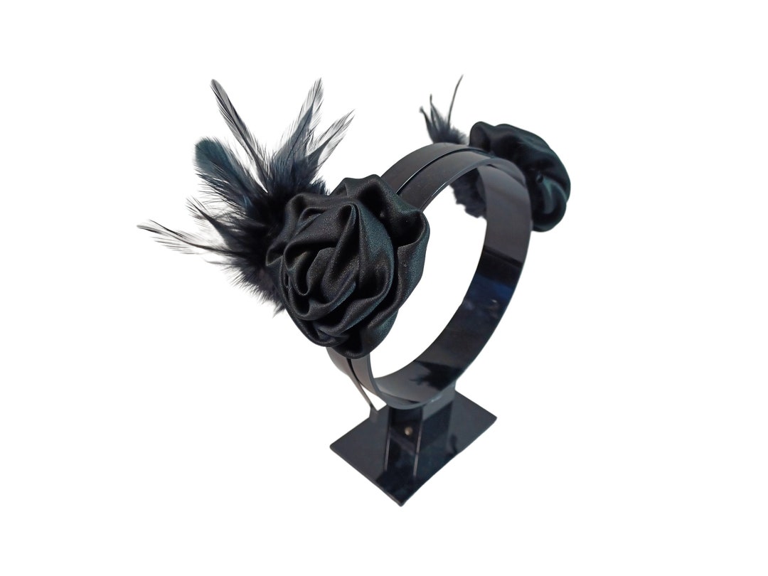 Fascinator on Headband Goth Headpiece Derby Hat Formal - Etsy Singapore