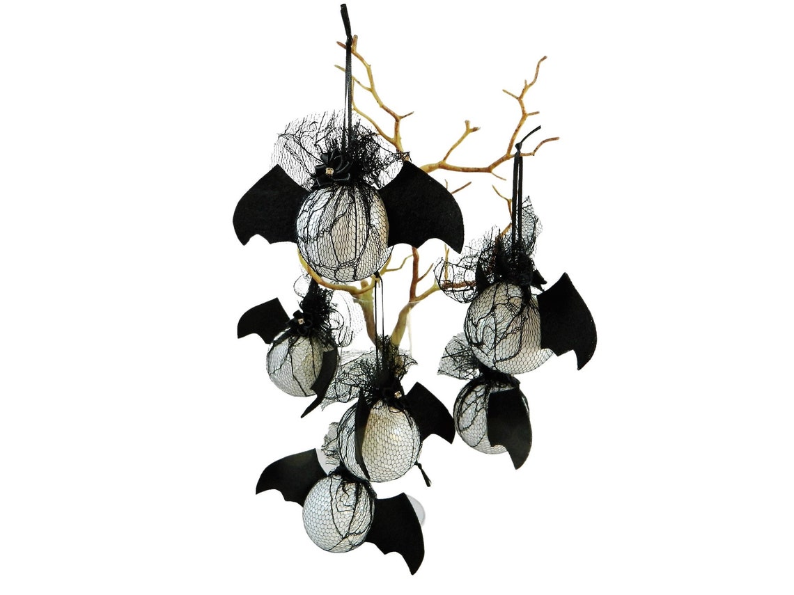 Set of 6 Goth'mas Baubles Goth Christmas Ornament Goth - Etsy