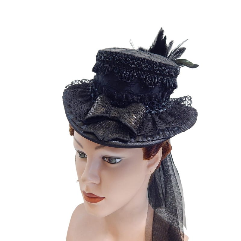Gothic Mini Top Hat - Etsy