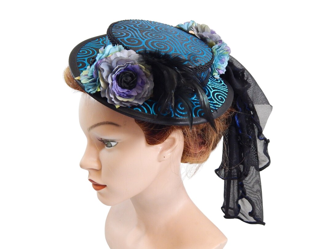 Midi Ladies Summerhat, Derby Hat, Percher Hat, Costume Headpiece ...