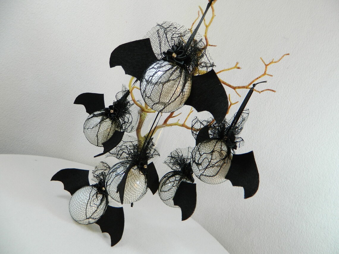 Set of 6 Goth'mas Baubles Goth Christmas Ornament Goth - Etsy