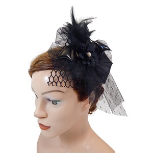 Goth Fascinator, Bat Headpiece, Burlesque Headdress, Derby Hat, Cosplay ...