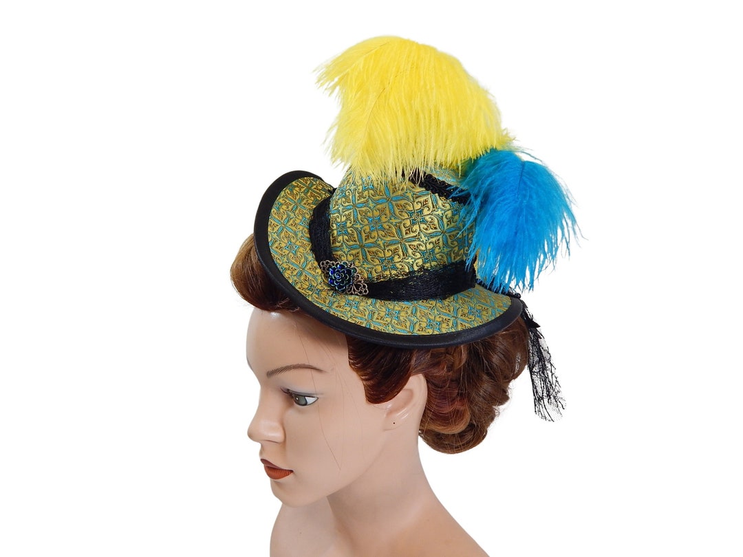 Minihat, Tophat, Percher Hat, Derby Hat, Costume Headpiece, Riding Hat ...