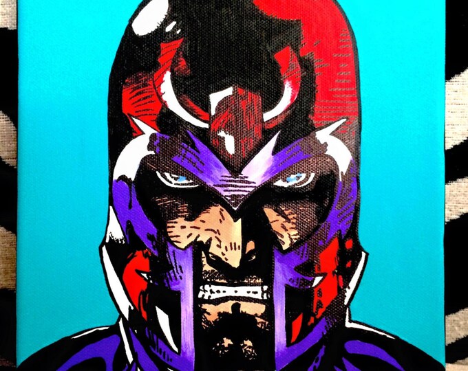 Magneto Canvas Painting - Etsy