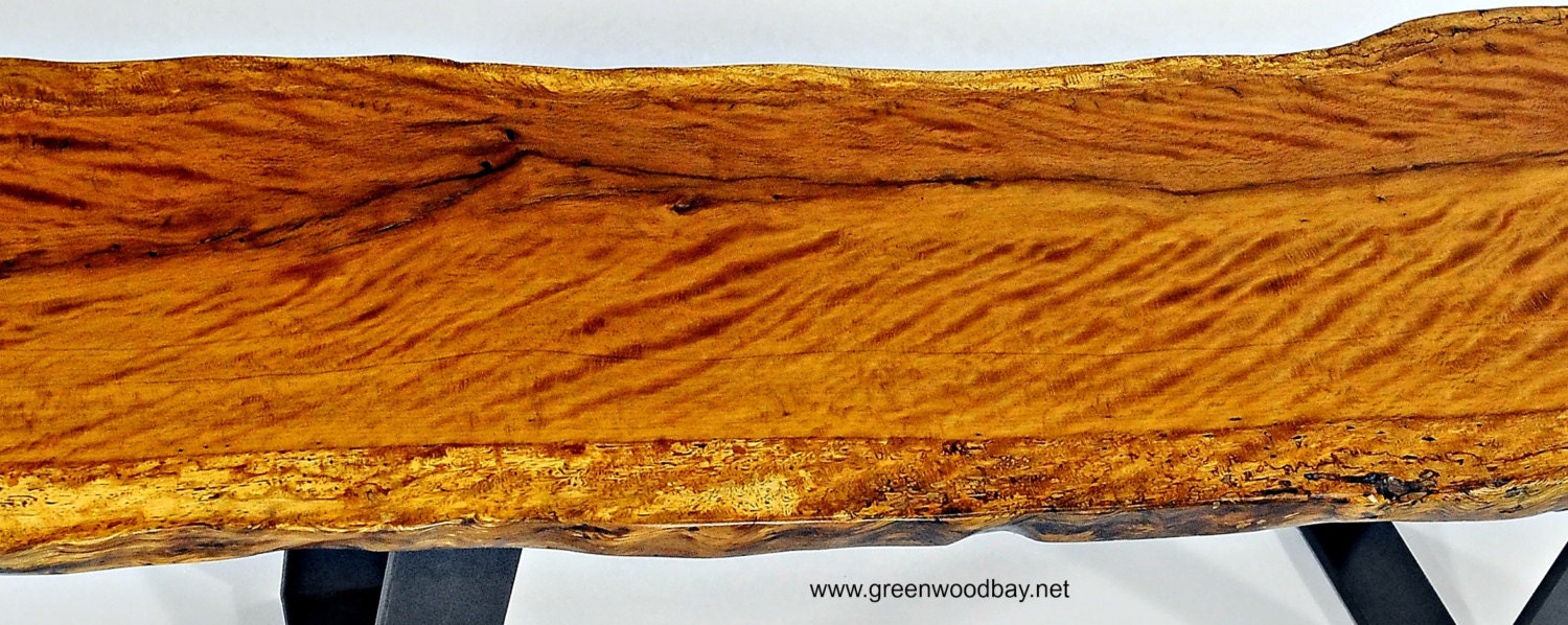 Live Edge Bench, Live Oak Bench, Live Edge Wood Bench, Wood Slab Bench ...