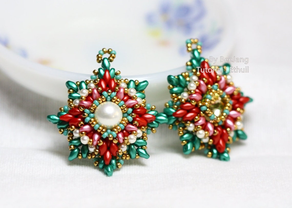 Beading Patterns Ethuil Pendant Tutorial Digital - Etsy