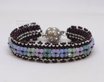 Beading Tutorials Iris Bracelet Digital Download PDF | Etsy