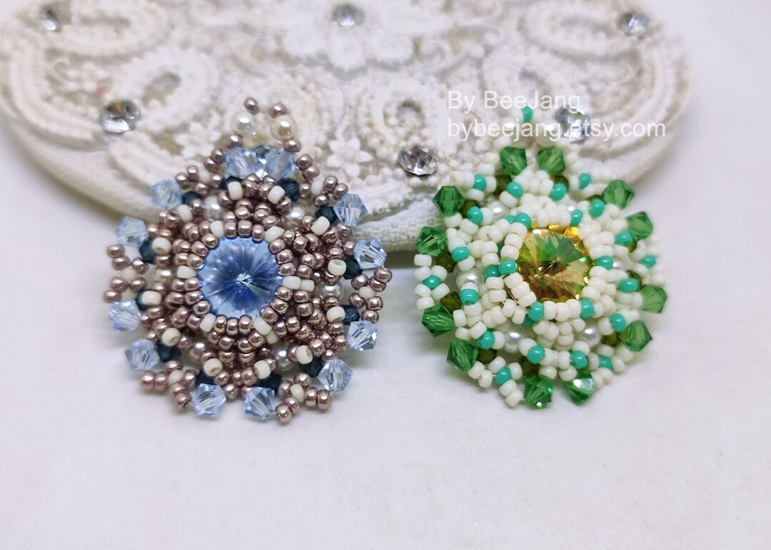 Beading Pattern, Kyra, Pendant Tutorials, Jewelry Making, PDF - Etsy