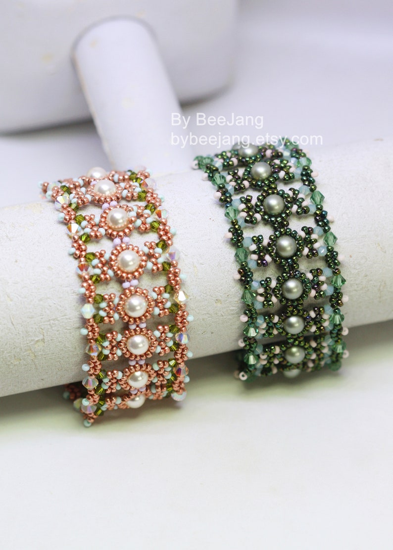 Beading Pattern Ariana Bracelet Tutorial Digital - Etsy