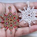 Snowflake Tutorial, Khione, Pendant Tutorial, Beading Pattern ...