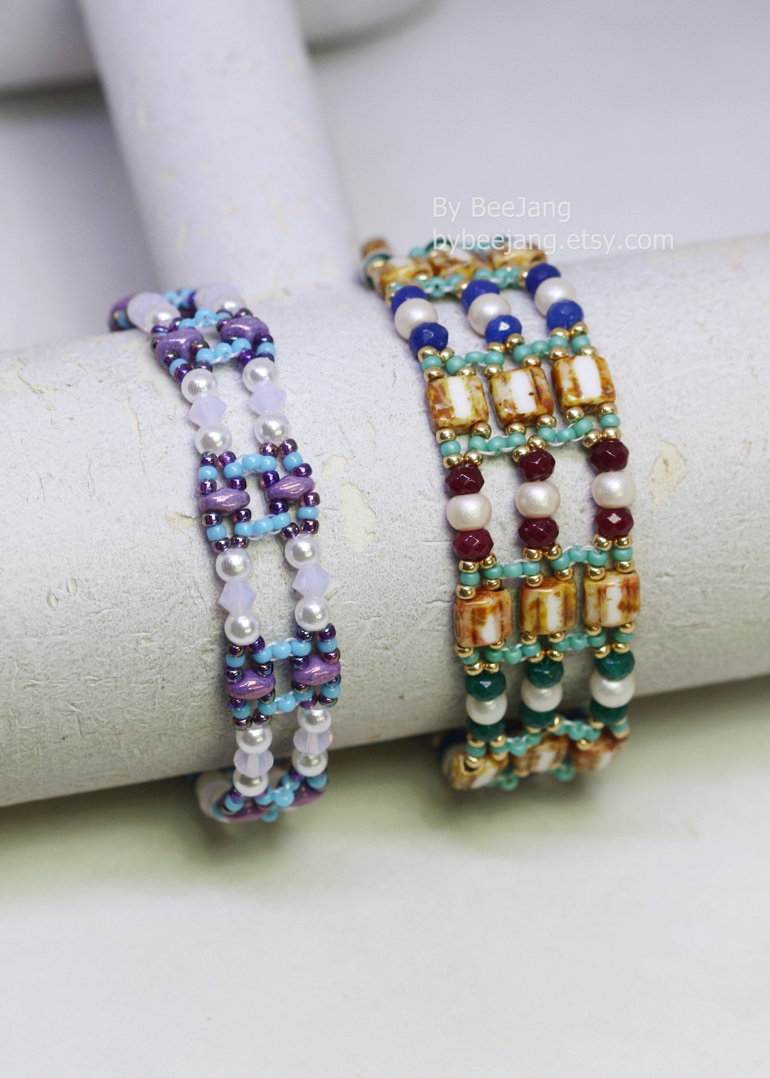 Beading Pattern - Isla - Bracelet Tutorial - Digital Download - PDF - Etsy