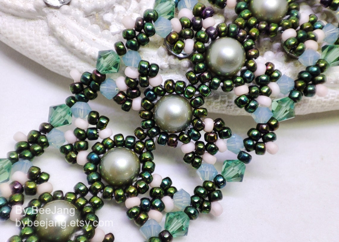 Beading Pattern Ariana Bracelet Tutorial Digital - Etsy