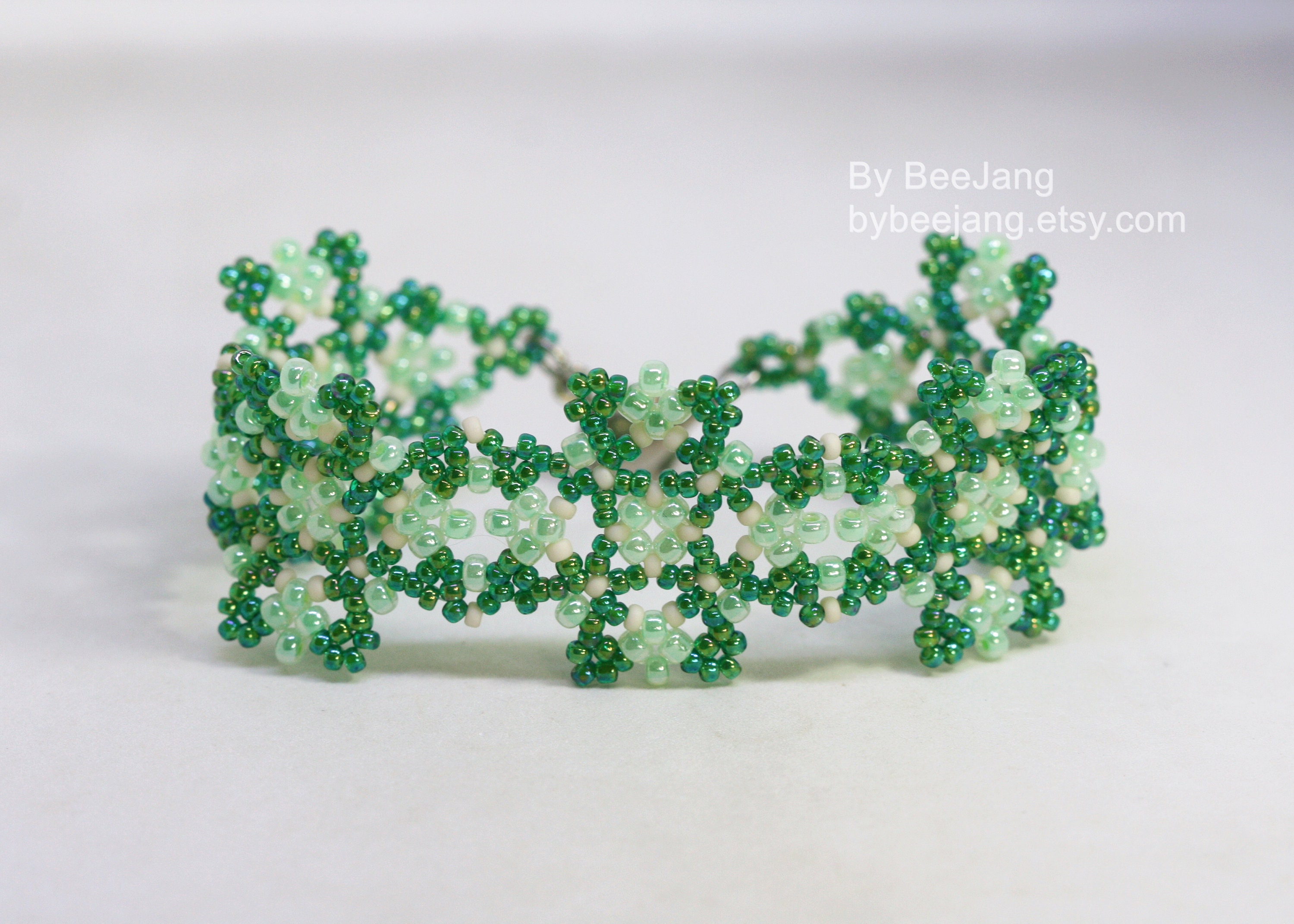 Beading Pattern Grianne Bracelet and Earrings Tutorial Digital Download ...