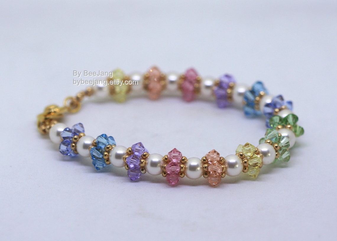 Beading Tutorials, Iris Bracelet, Digital Download, PDF - Etsy