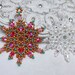 Snowflake Tutorial, Khione, Pendant Tutorial, Beading Pattern ...