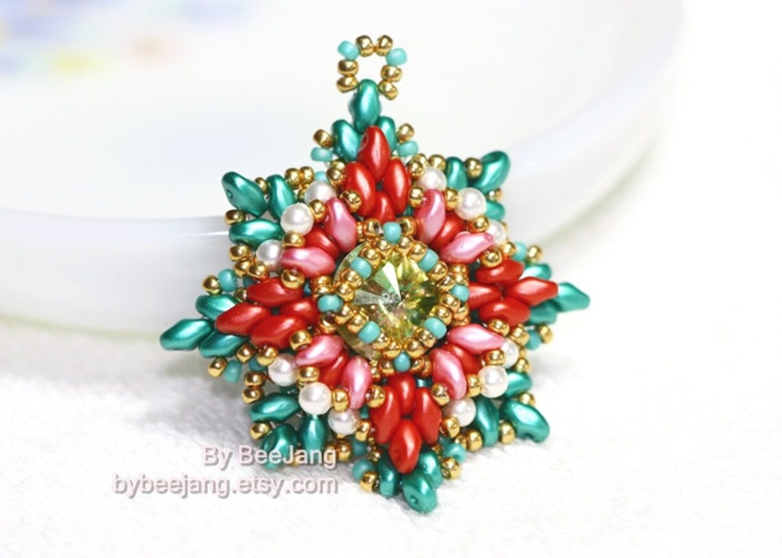 Beading Patterns Ethuil Pendant Tutorial Digital - Etsy