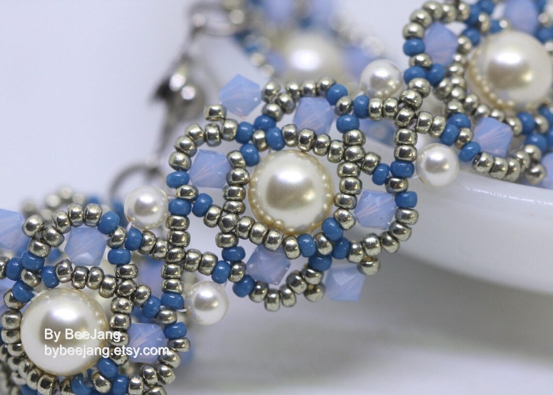 Beading Pattern Halia Bracelet Tutorial Digital Download - Etsy