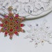 Snowflake Tutorial, Khione, Pendant Tutorial, Beading Pattern ...