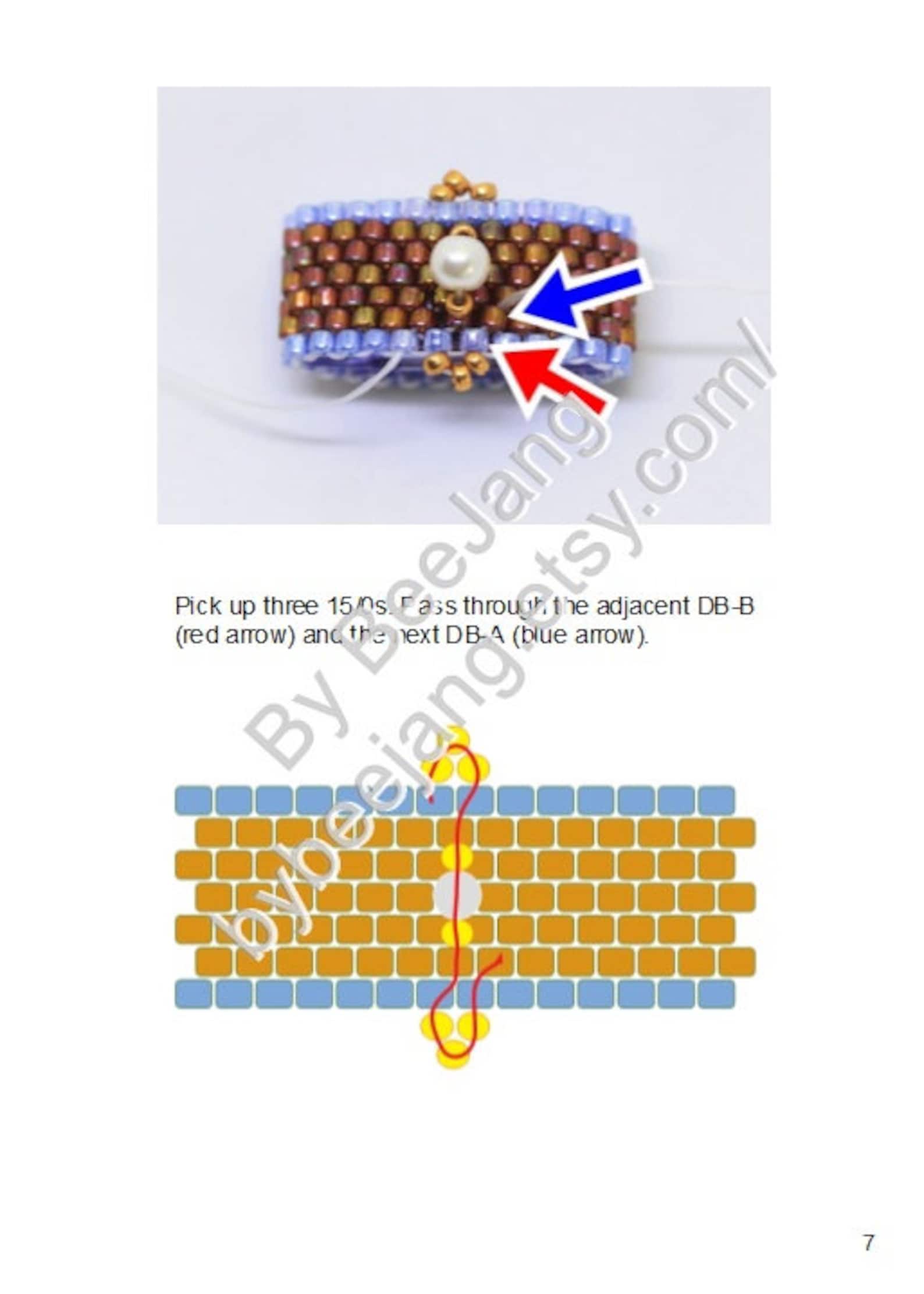 Carrier Beads Tutorials Deepika Bracelet Patterns Beading - Etsy