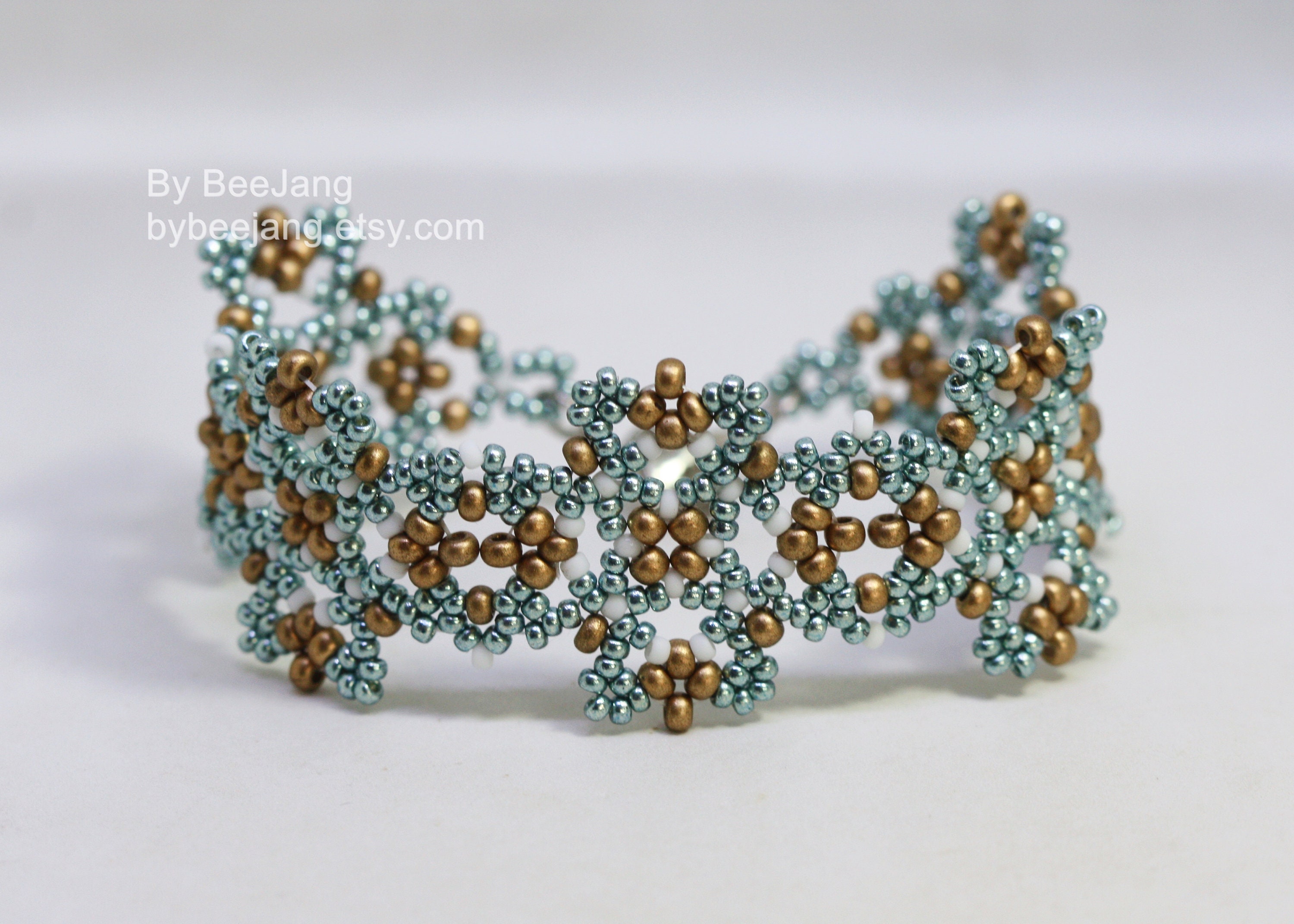 Beading Pattern Grianne Bracelet and Earrings Tutorial Digital Download ...