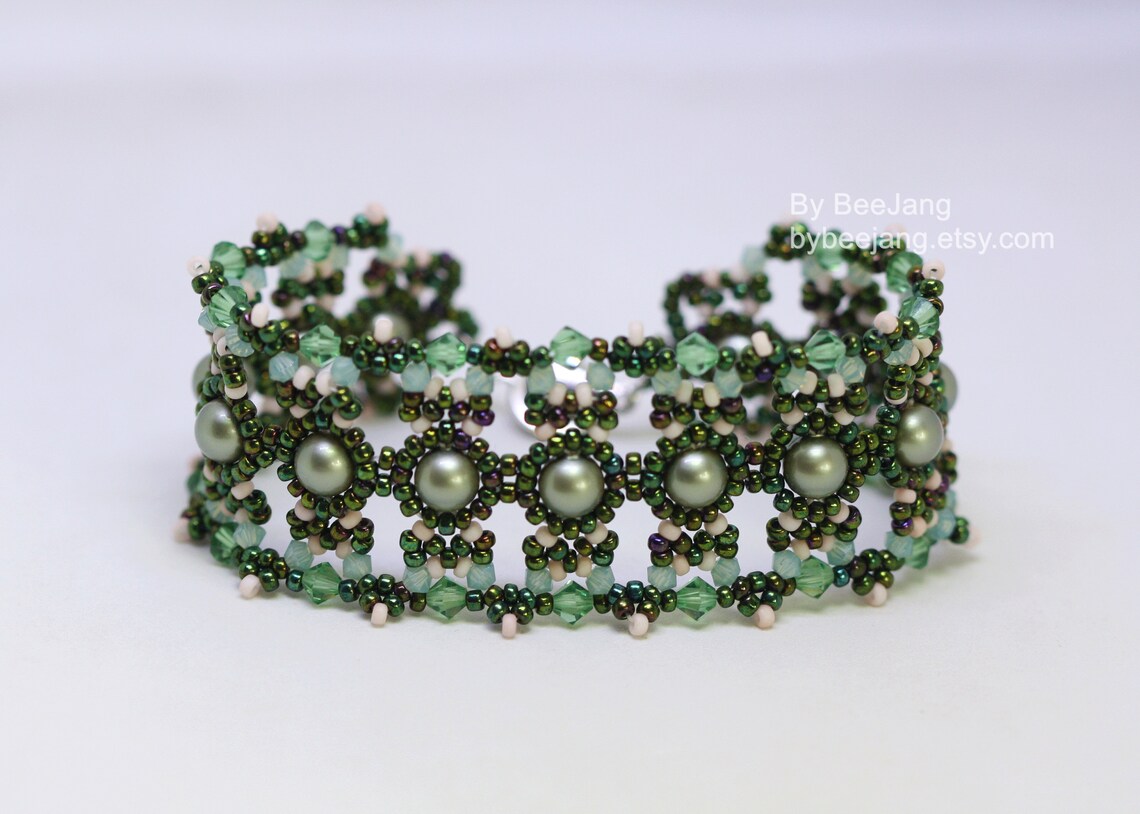 Beading Pattern Ariana Bracelet Tutorial Digital - Etsy
