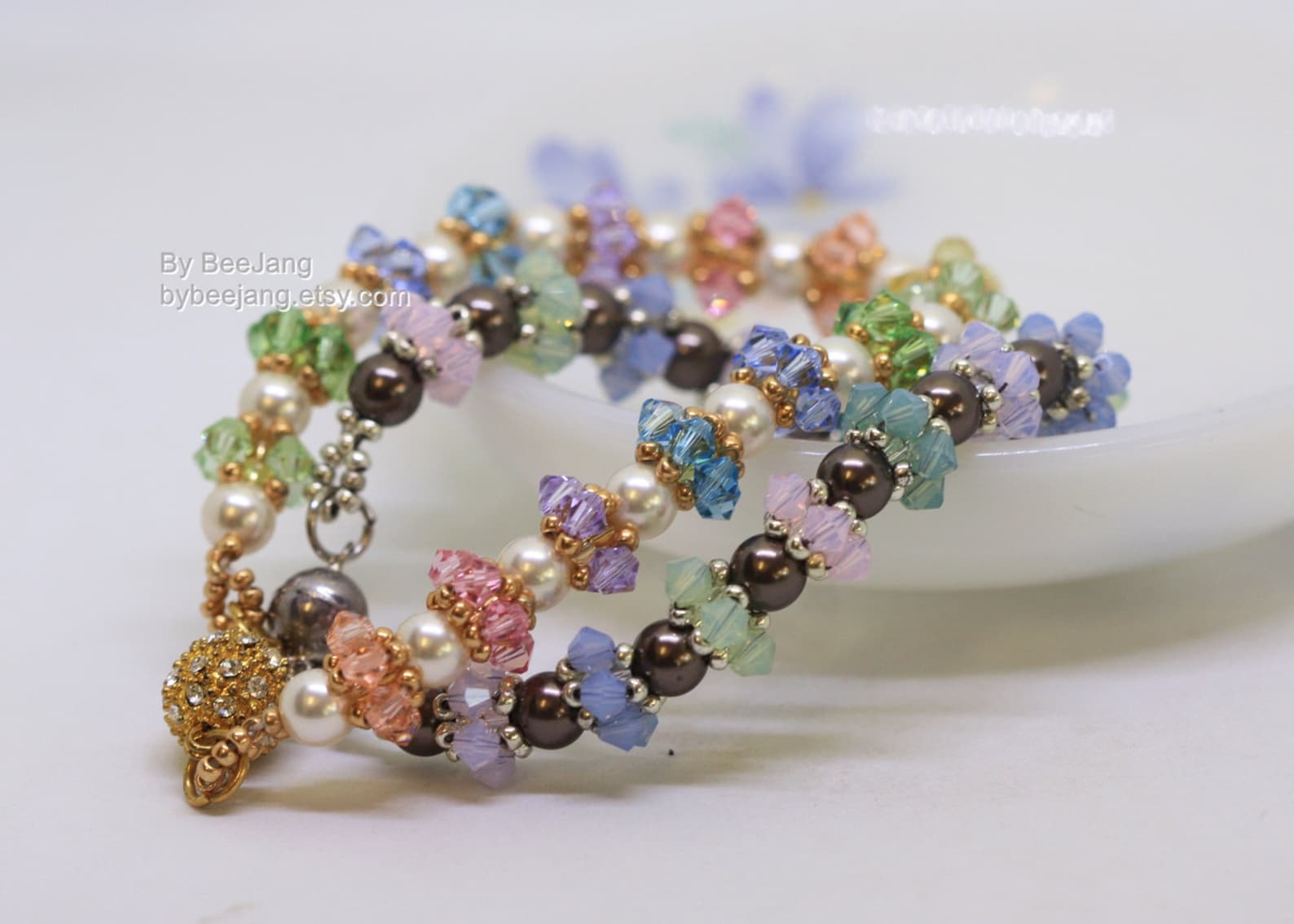 Beading Tutorials, Iris Bracelet, Digital Download, PDF - Etsy