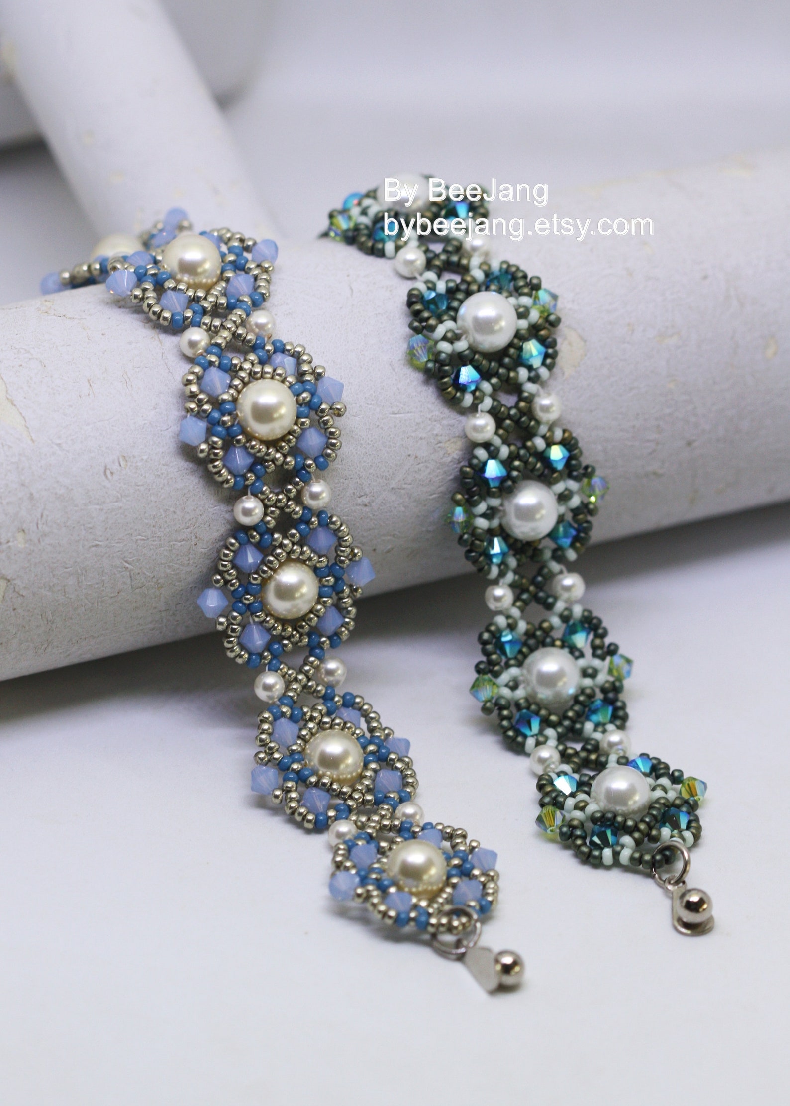 Beading Pattern Halia Bracelet Tutorial Digital Download PDF - Etsy