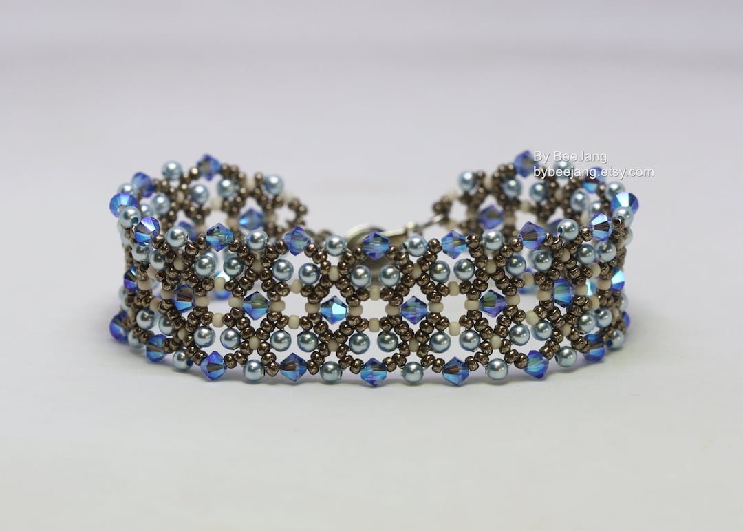 Beading Pattern - Layla Bracelet - Bracelet Tutorials - Digital ...