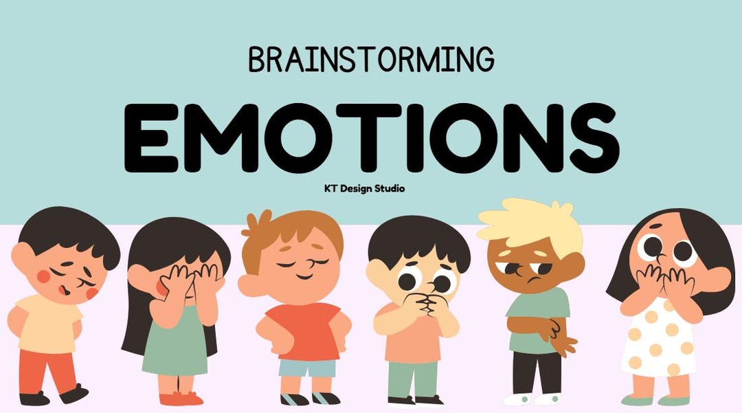 Emotions Brainstorming Worksheets | Feelings Identification | Emotional ...