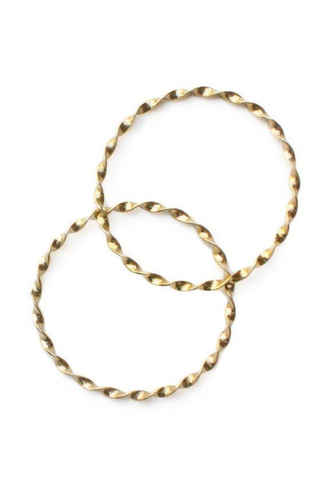 Thin Twisted Gold Bangle - Twisted Stacking Bangle Bracelet - Etsy