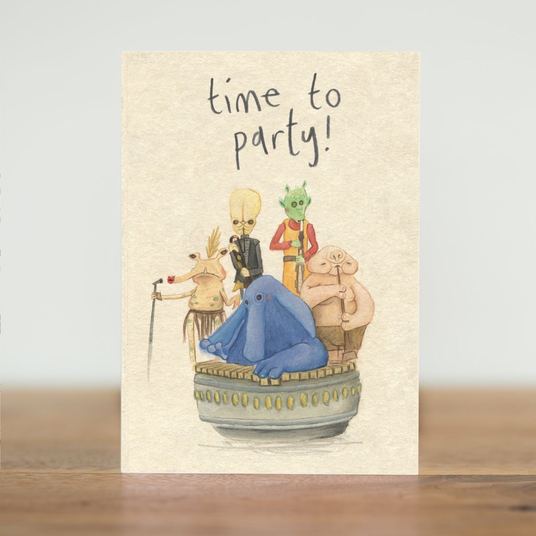 Max Rebo Band Birthday Card: Sci-fi Cantina Music - Etsy