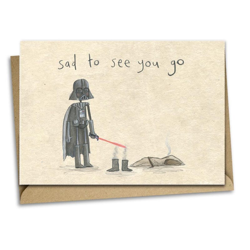 Funny Leaving Card - Etsy UK