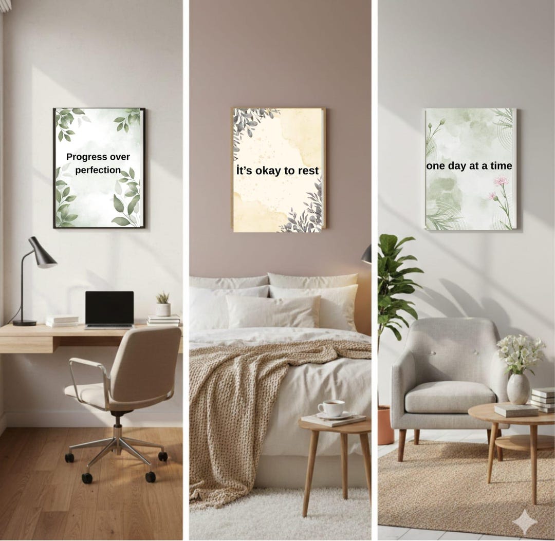 Motivation Posters (trio Set) - Etsy