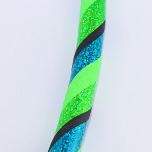 Neon Carnival Collapsible Hula Hoop // Custom // Any Size // Fitness ...