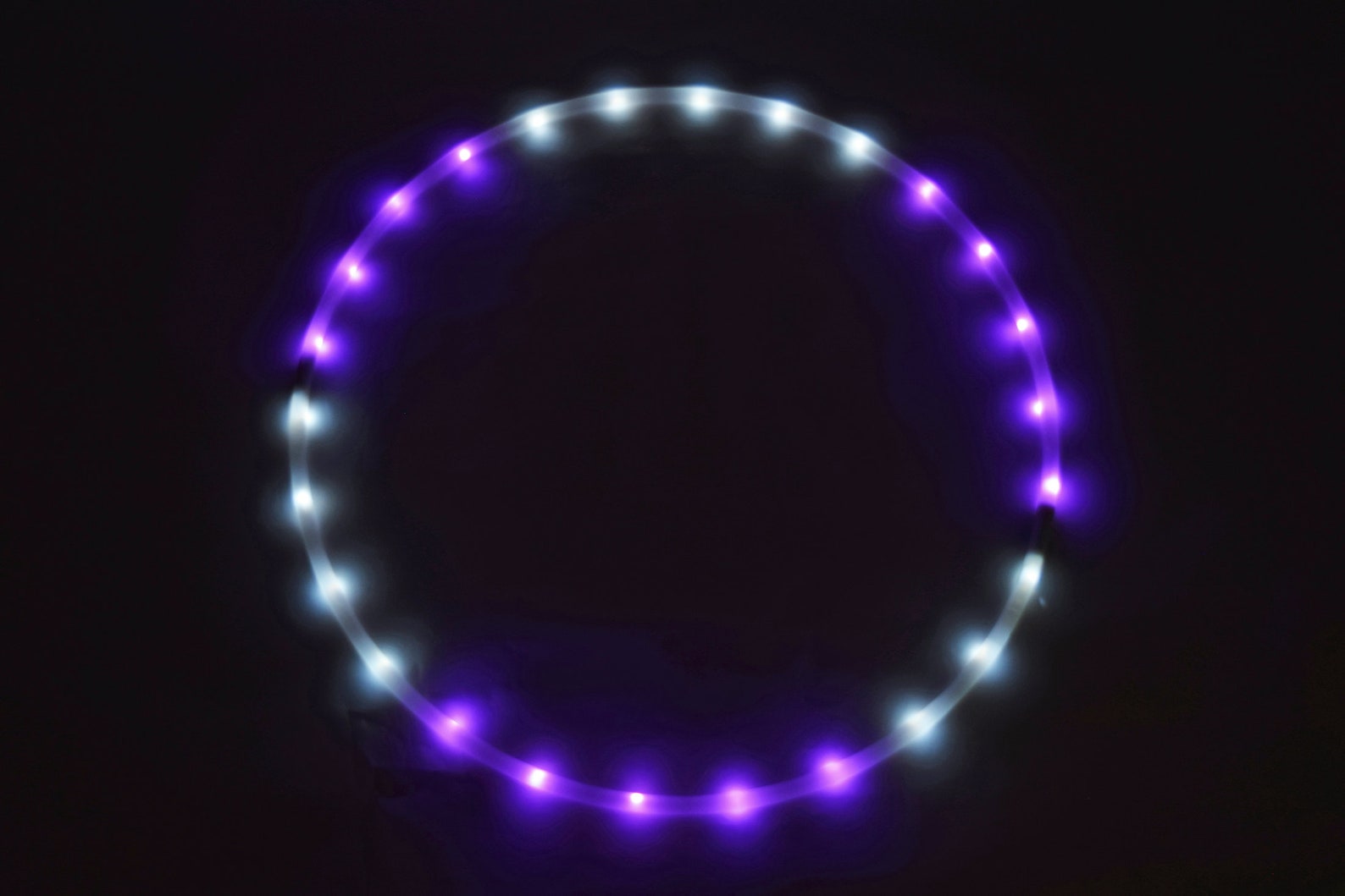 Led Light Up Hula Hoop Purple White Bright Etsy