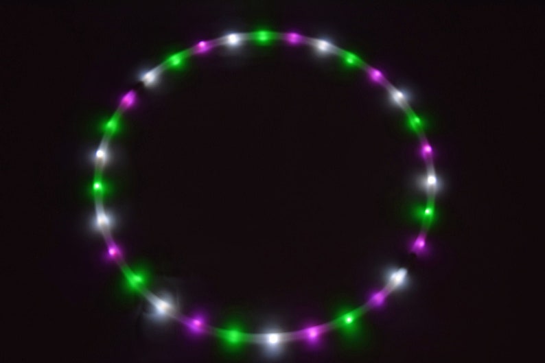 LED Light up Hula Hoop Pink Green White - Etsy