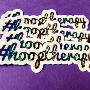 Hoop Therapy Sticker Label hooptherapy // Hooper // Hoop Dancer // Hoop ...
