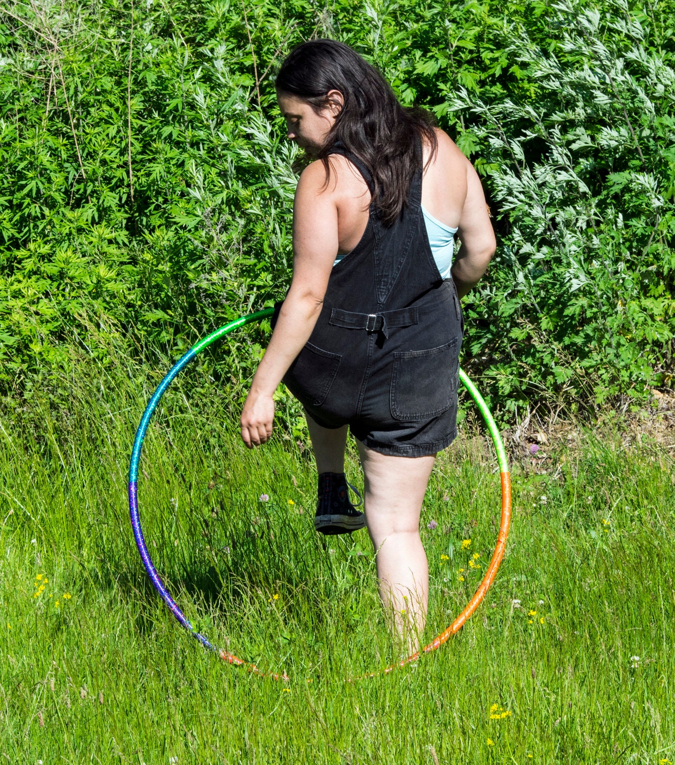 Rainbow Deluxe Sparkle / Collapsible Hula Hoop / Custom / Made | Etsy