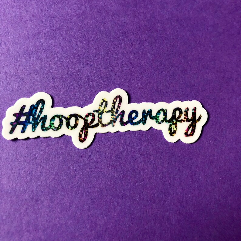 Hoop Therapy Sticker Label hooptherapy // Hooper // Hoop - Etsy