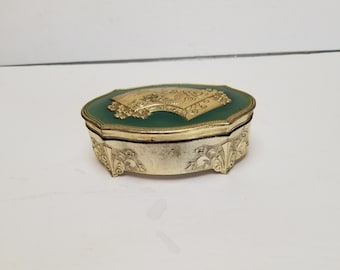 Gold trinket box | Etsy