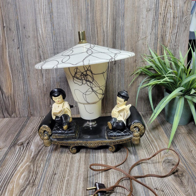 Mid Century Tv Lamp - Etsy