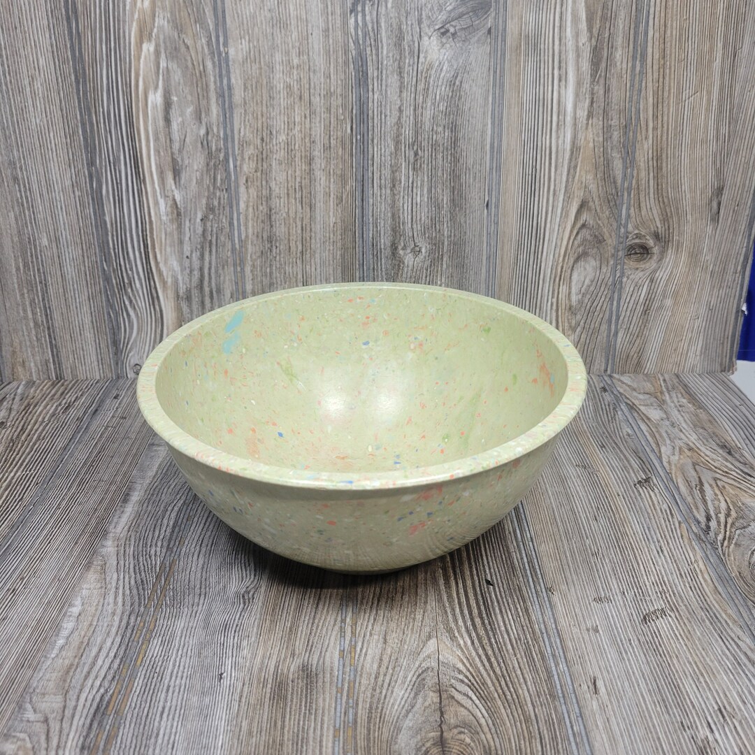 Vintage Apollo Ware, Melmac Mixing Bowl Large, Confetti Splatter, MCM 9 ...