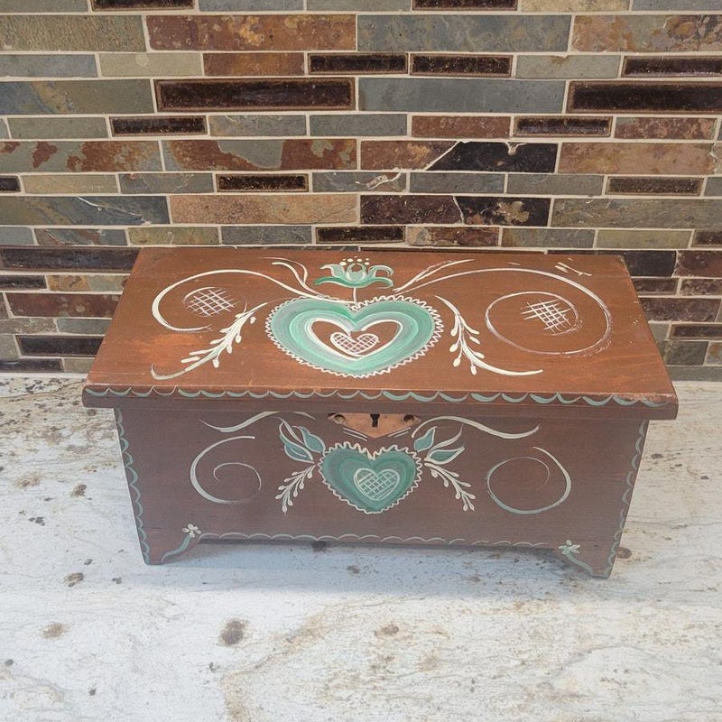 Painted Chest - Etsy