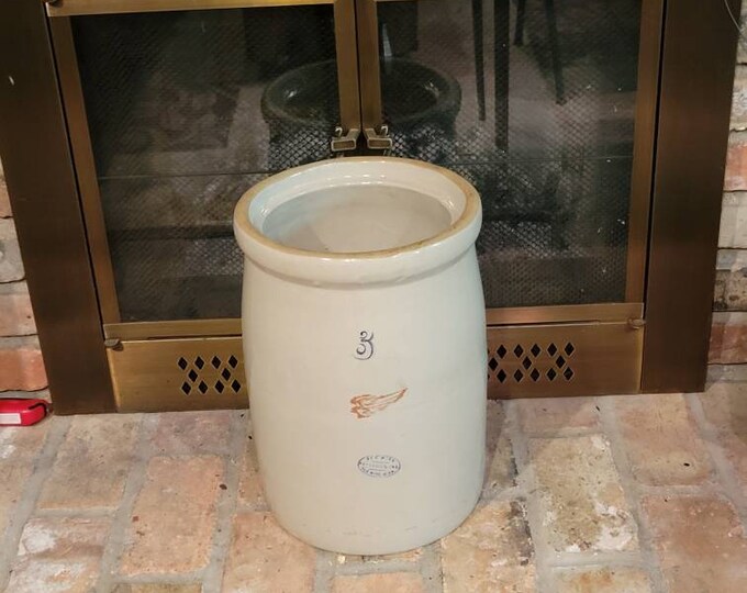 Vintage 3 Gallon Red Wing Butter Churn Crock, Small Wing - Etsy