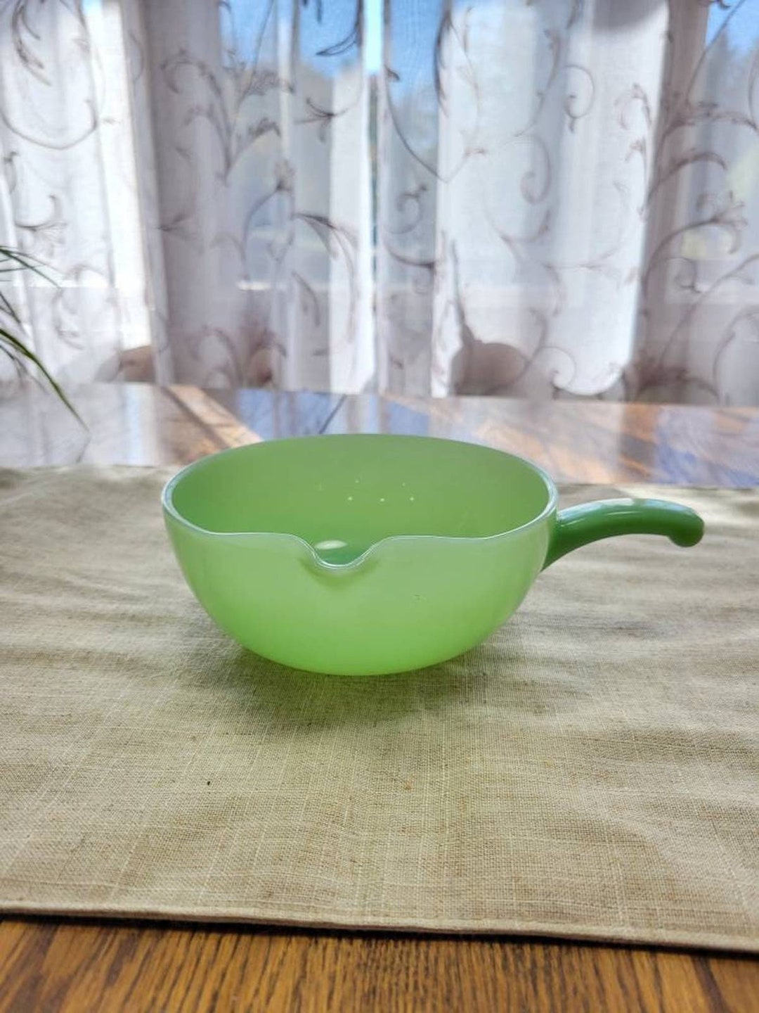 Vintage Jadeite Skillet Bowl, Fire King Oven Ware - Etsy