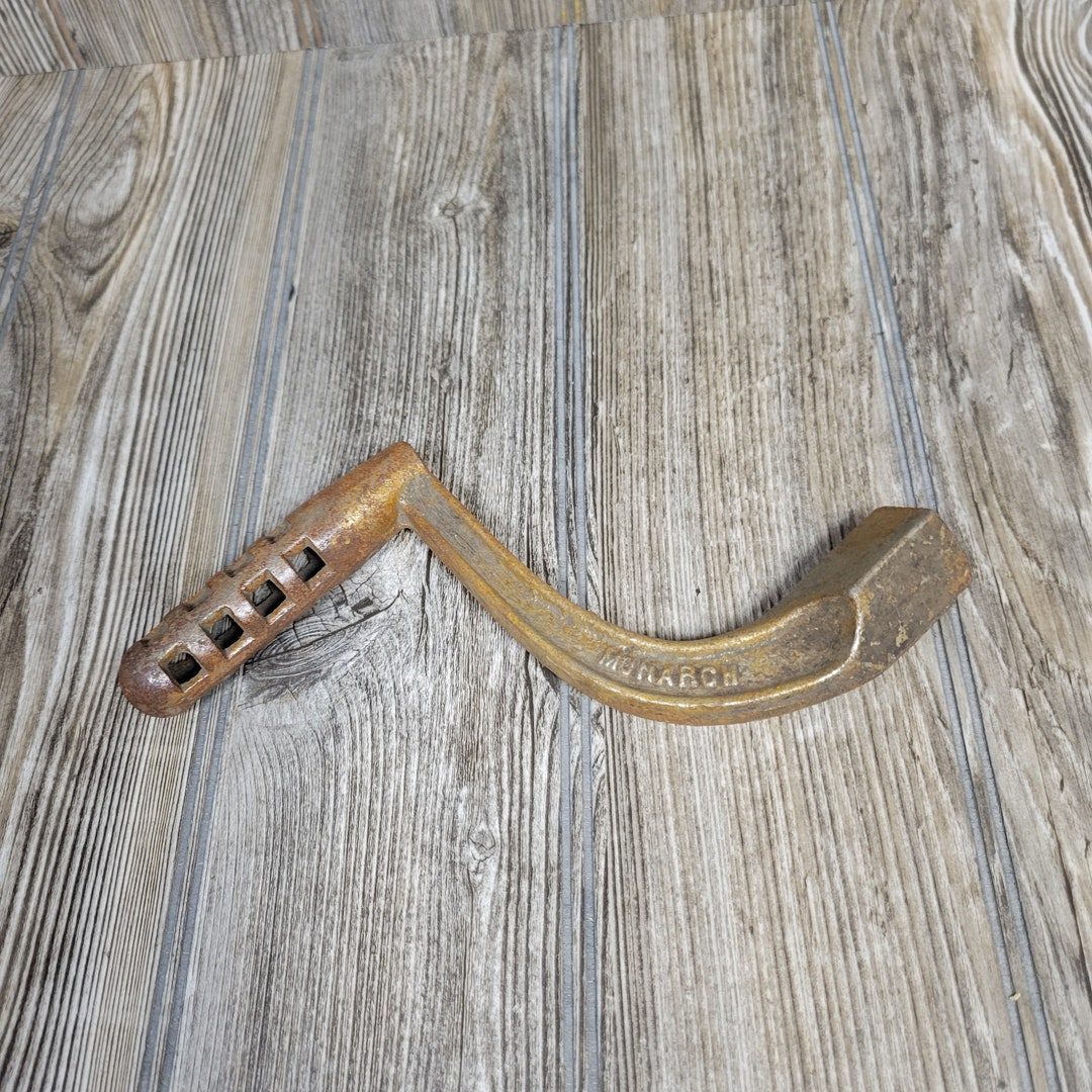 Vintage Cast Iron Monarch Wood Cook Stove Ash Grate Shaker Handle - Etsy