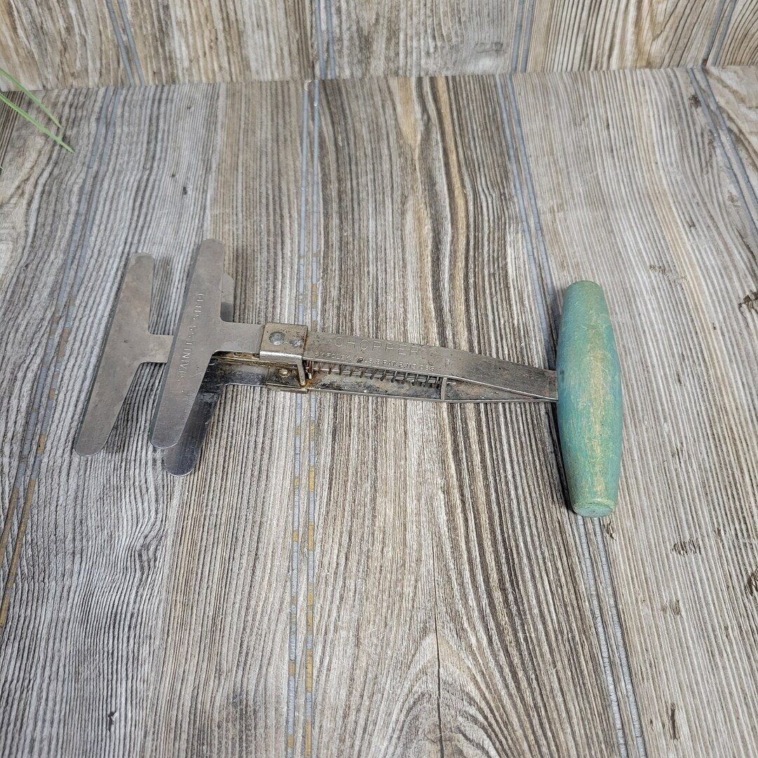 Vintage Chopper, Foley Triple Blade, Green Handle, Kitchen Utensil - Etsy