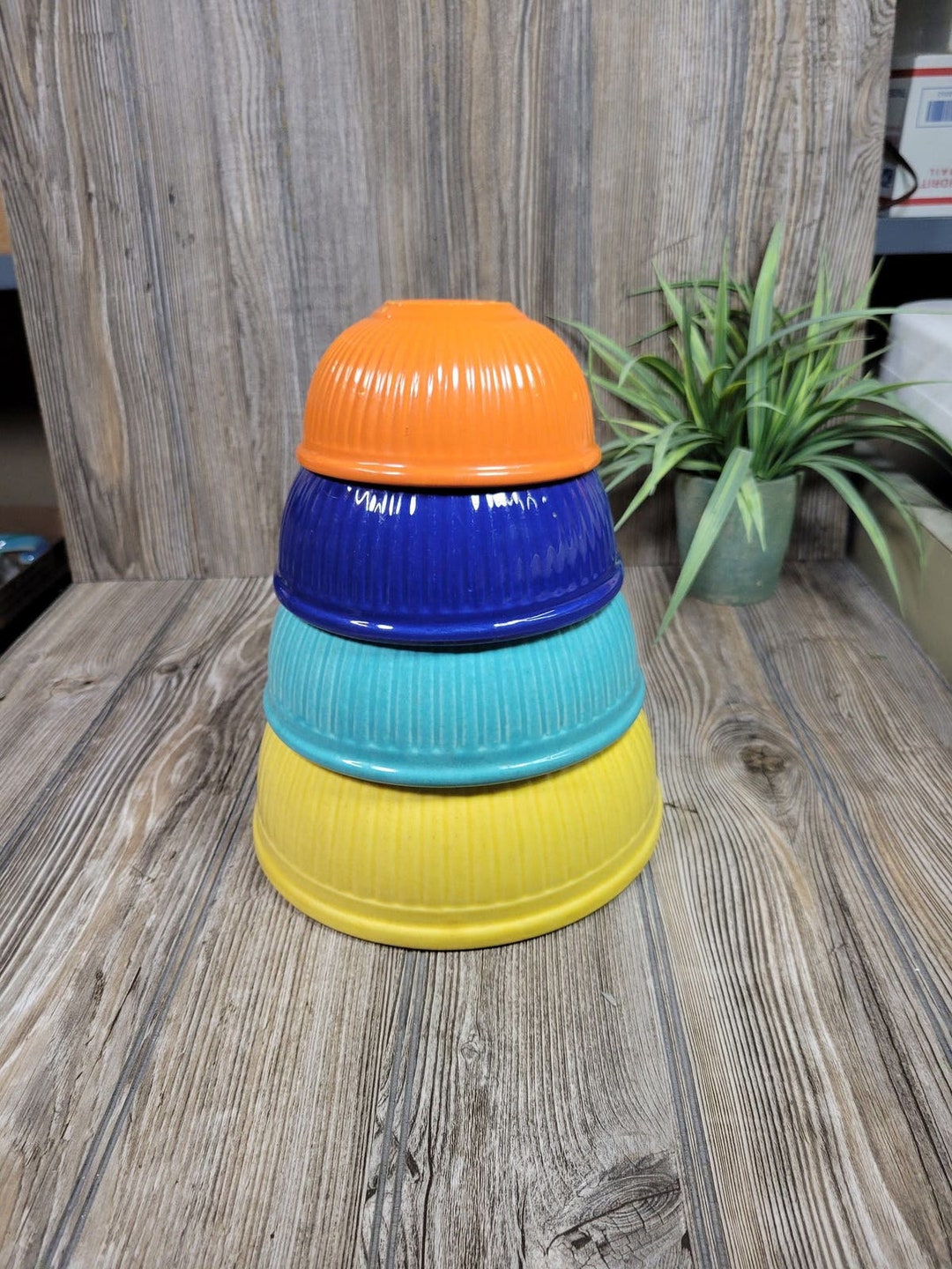 Set of 4 Vintage Red Wing Gypsy Trail Reed Nest Bowls - Etsy