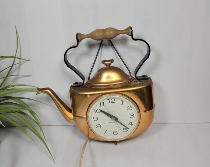Vintage General Electric Tea Pot Clock Teapot - Etsy