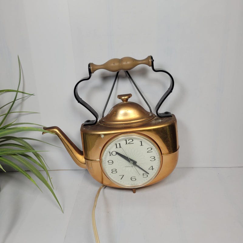 Teapot Clock - Etsy